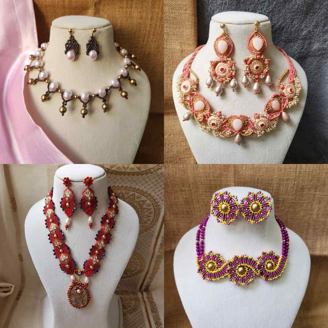 Macrame Jewellery Sets – The Yarn Artisan Store
